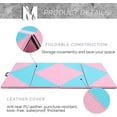6'/8'/10' Foldable Gymnastics Mat with Carrying Handle, 2-Inch Thick ...