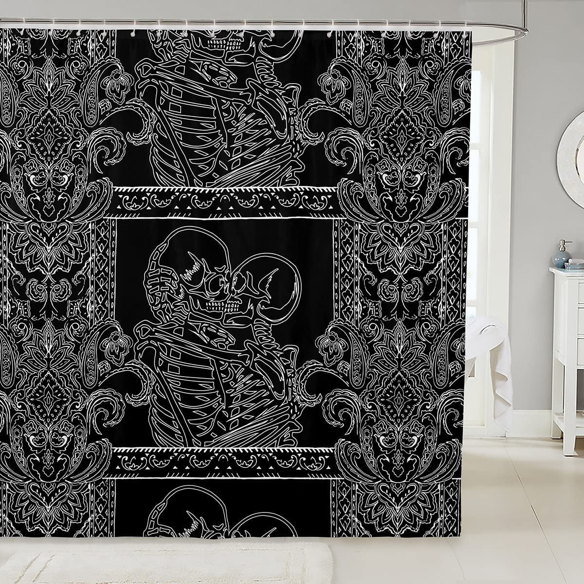 Deer Bathroom Curtain Kids Rustic Fishing Hunting Shower Curtain Women ...