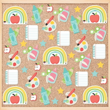 Big Dot of Happiness Retro Pastel - DIY Classroom Decorations ...