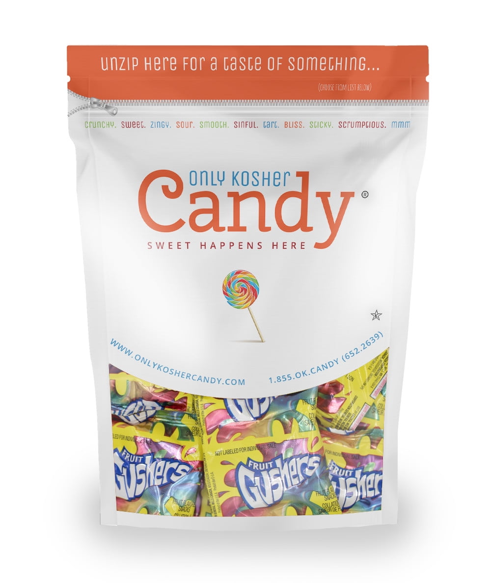Only Kosher Candy Fruit Gushers Assorted Tropical and Strawberry ...