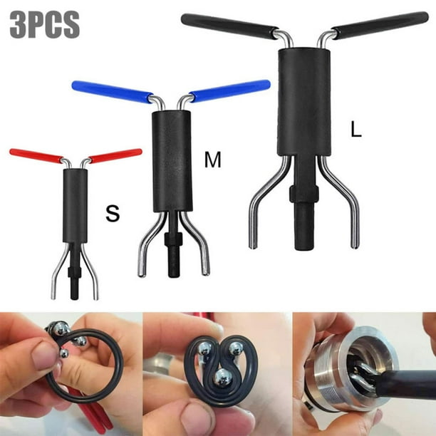 Universal 3PCS Hydraulic Cylinder Piston Rod Seal U-cup Installation ...