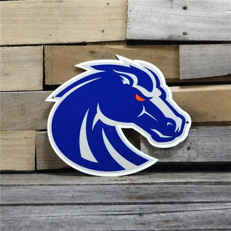 Authentic Street Signs 90028 12 in. Boise State Logo 8 Steel Logo ...