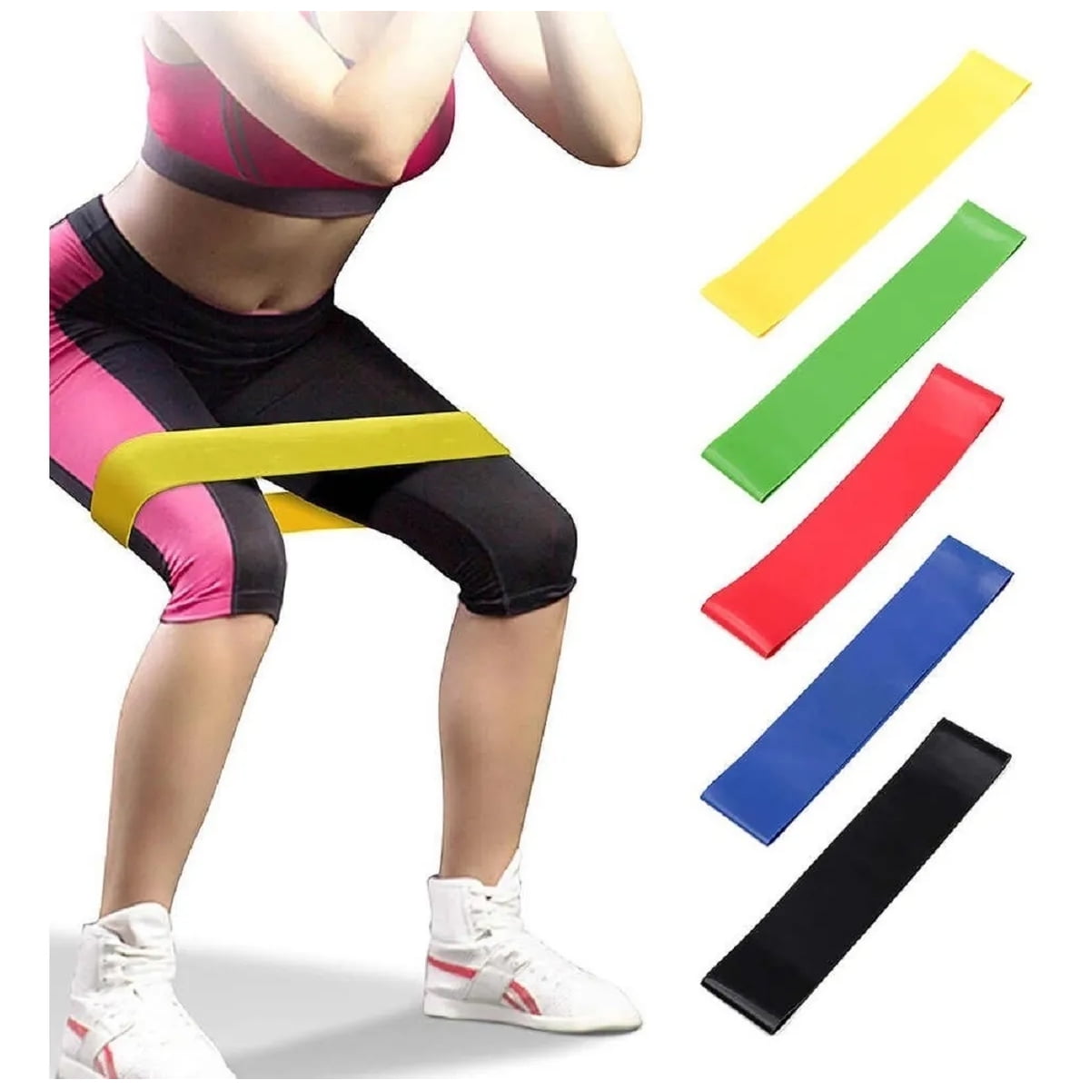 Ligas de resistencia Decor Home Ejercicio Piernas Set 5pz Bandas Elasticas | Walmart en línea