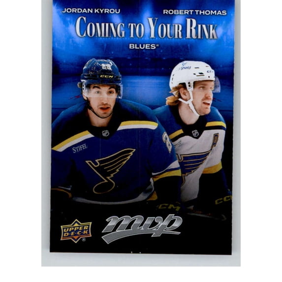 2025-26 Upper Deck MVP Coming to Your Rink #CR-25 Jordan Kyrou/Robert ...