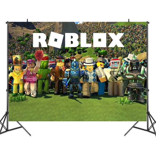 Roblox Birthday Party Decoration Supplies Roblox Celebration Game ...