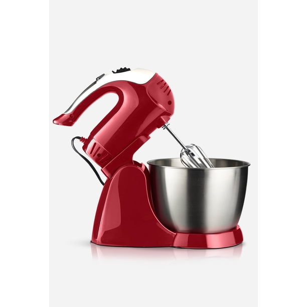 5 Speed Stand Mixer Red - Walmart.com