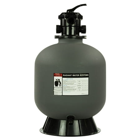 Rx Clear Radiant 24" Inch In-Ground Swimming Pool Sand Filter w/ 6-Way ...