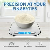 Smart Weigh Digital Food Scale Grams and Ounces - Sound Beep Feedback ...