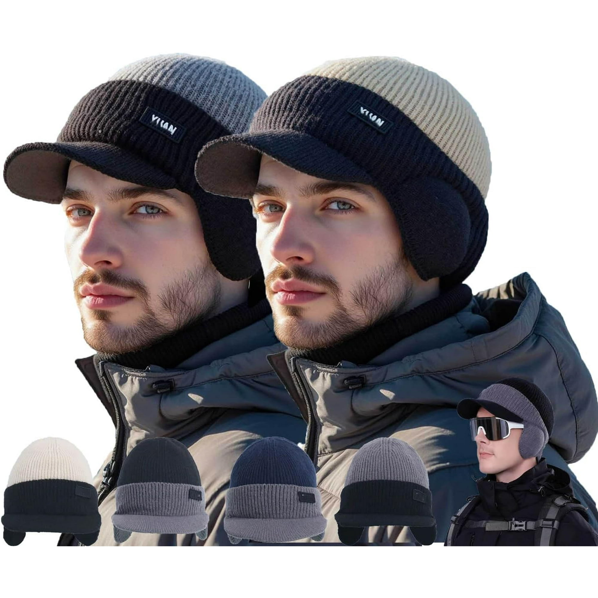 Click here for Henanhuirui Yuan Windproof Thermal Cap With Visor... prices