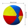 31 Inch Beach Balls Bulk - Inflatable Swimming Pool Toys for Birthday ...