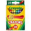 Crayons, Regular Size, 24 Count | Bundle of 10 Boxes - Walmart.com