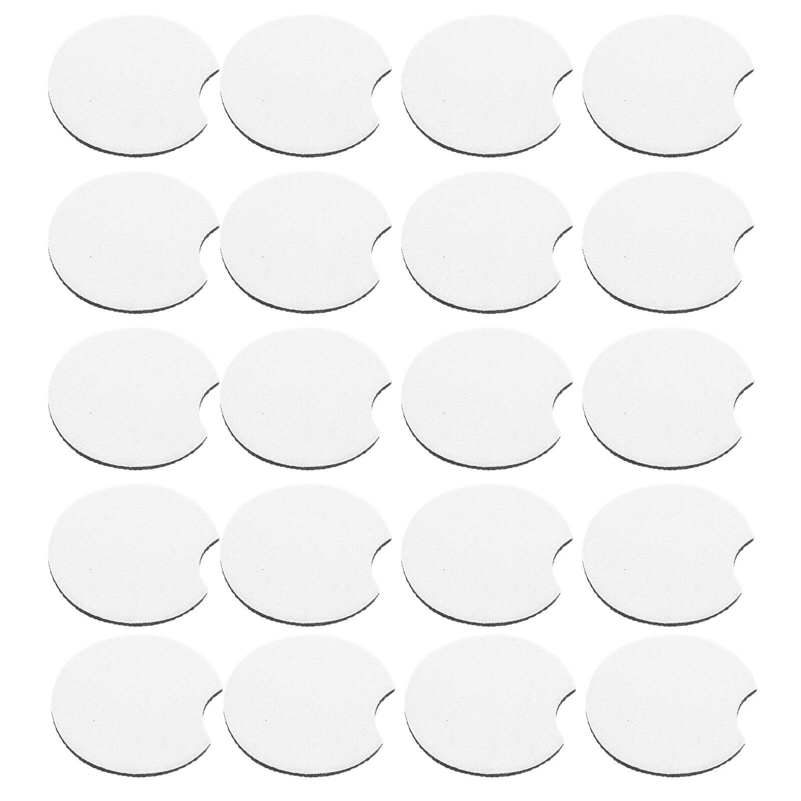 Click here for Raindrops 50pcs Blank Sublimation Car Coasters Bla... prices