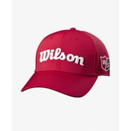 Wilson Men's Pro Tour Golf Hat Black and White - Walmart.com