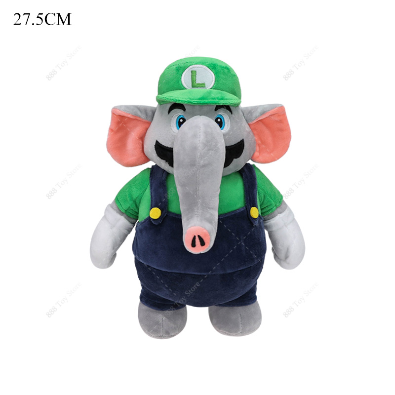Peluche de anime Koops Yoshi Kid Chico tímido azul claro Goombella ...