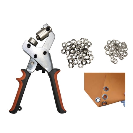 Eyelet Pliers, Professional Eyelet Puncher Set with 500 Pieces (Inner Ø ...