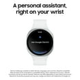 Samsung Galaxy Watch8 40mm Bluetooth Smart Watch, Silver, White Band ...