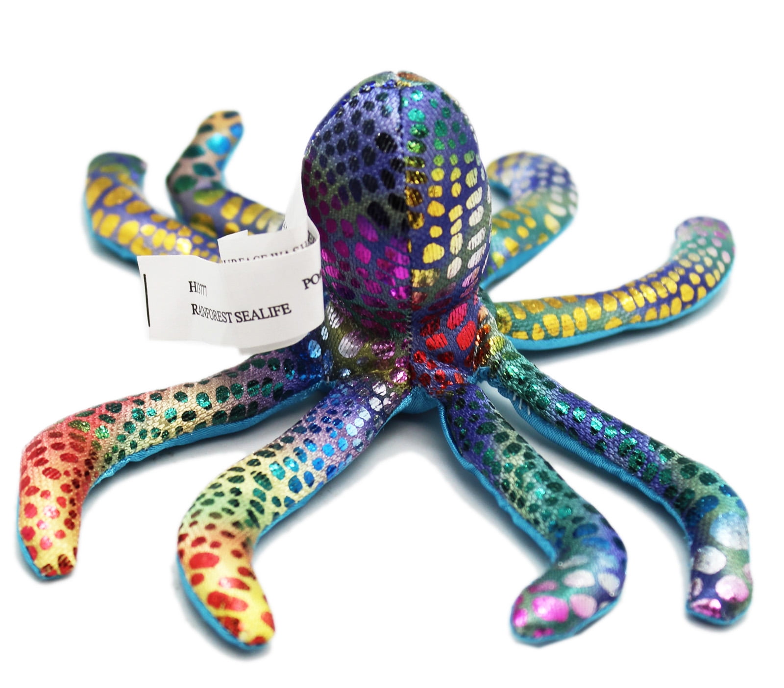 Shimmering Sea Life Rainbow Bean Bag Octopus - By Ganz - Walmart.com