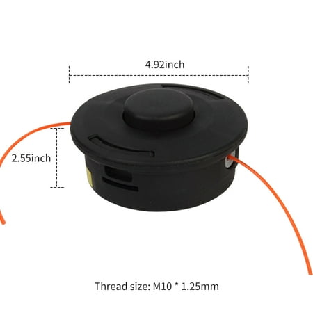 Trimmer Head Brush Cutter Outdoor Lawn Mower Head Razor Trimmer Head ...