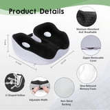 Seat Cushion,Seat Cushion for Sit Bone and Back Pain Relief, Butt ...