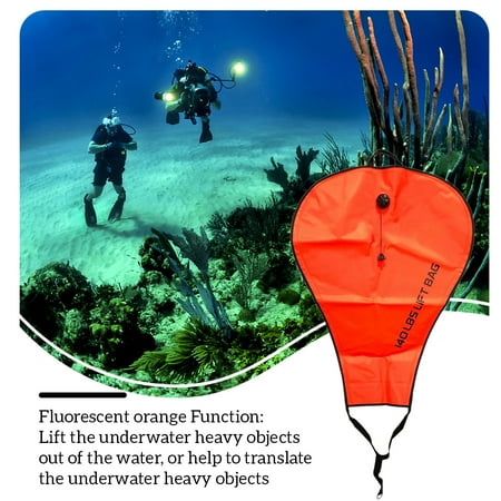 Dive Lift Bag Inflatable Decompression with Head Pumping Buoy Float ...