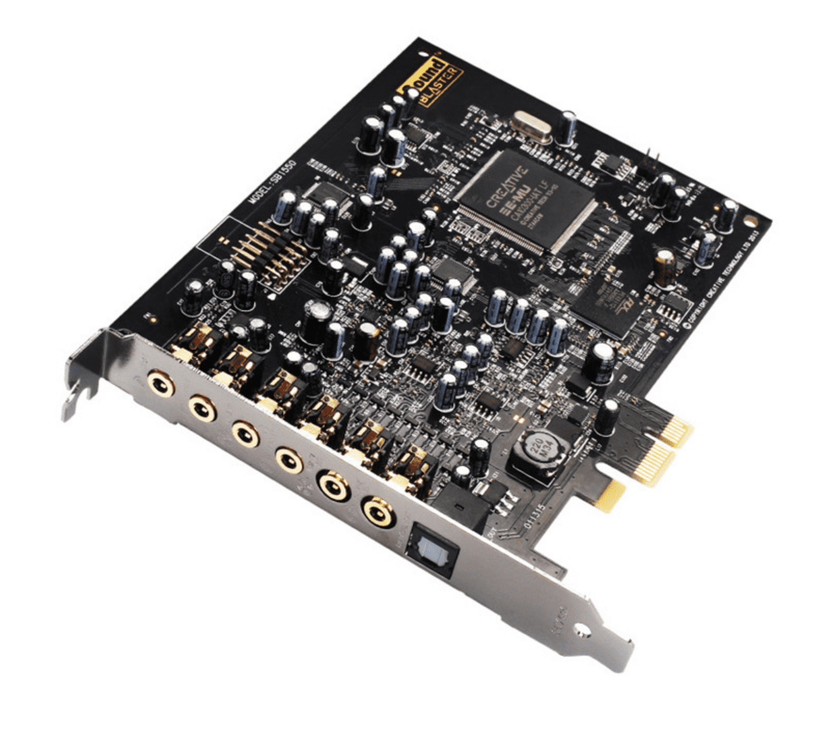Creative Sound Blaster PCI-E7.1 small card slot with built-in computer ...