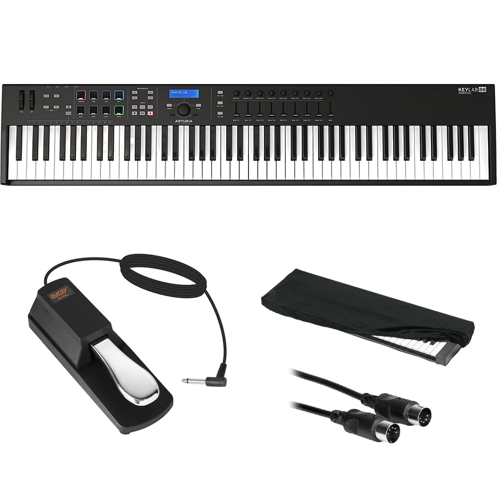 Arturia KeyLab Essential 88-Key Semi Weighted USB MIDI Keyboard ...