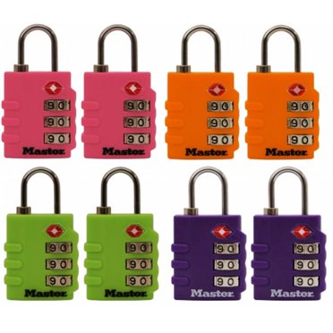 Miami CarryOn TSA Approved Padlock - TSA Keyed Luggage Lock Pair ...