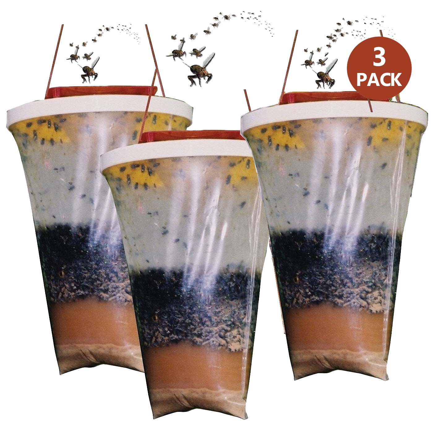 REDTOP Flycatchers Standard Size - 100% Non-Toxic Disposable Outdoor ...