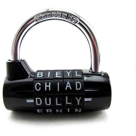 5-Digit Combination Padlock Black | Walmart Canada