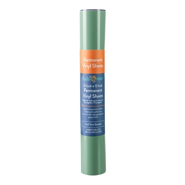 Hello Hobby 12" x 4' Spearmint Permanent Craft Vinyl Roll - Walmart.com