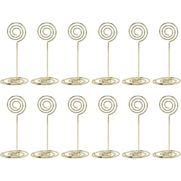20pcs Mini Place Card Holders Table Number Stand Table Card Holder Wire ...