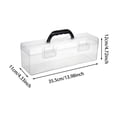 Acrylic Paint Storage Rack for 30 Bottles Transparent Pigment Organizer ...