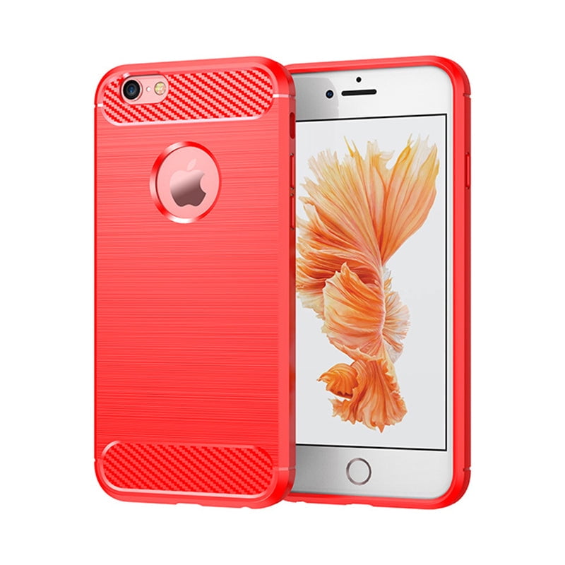Click here for Pandaco Red Brushed Metal Case For Iphone 6 Or Iph... prices