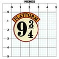 Harry Potter 9 3/4 Full Color Iron-On Patch - Walmart.com