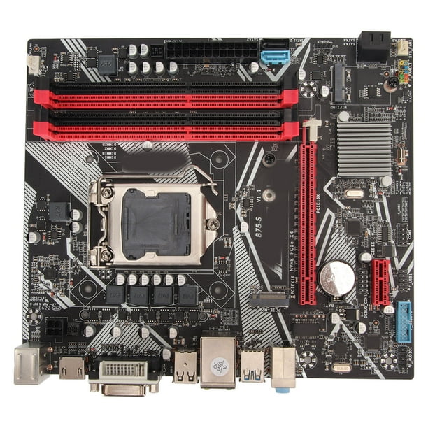 Mining Mainboard, B75 S Up To 64GB Dual Channel 3.0 Interface Mainboard ...