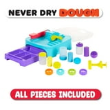 Wonder Factory Never Dry Dough Playset with Stamp Roll Shapes and ...