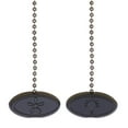 Mainstays 7" Universal Matte Black Metal Ceiling Fan Pull Chains ...