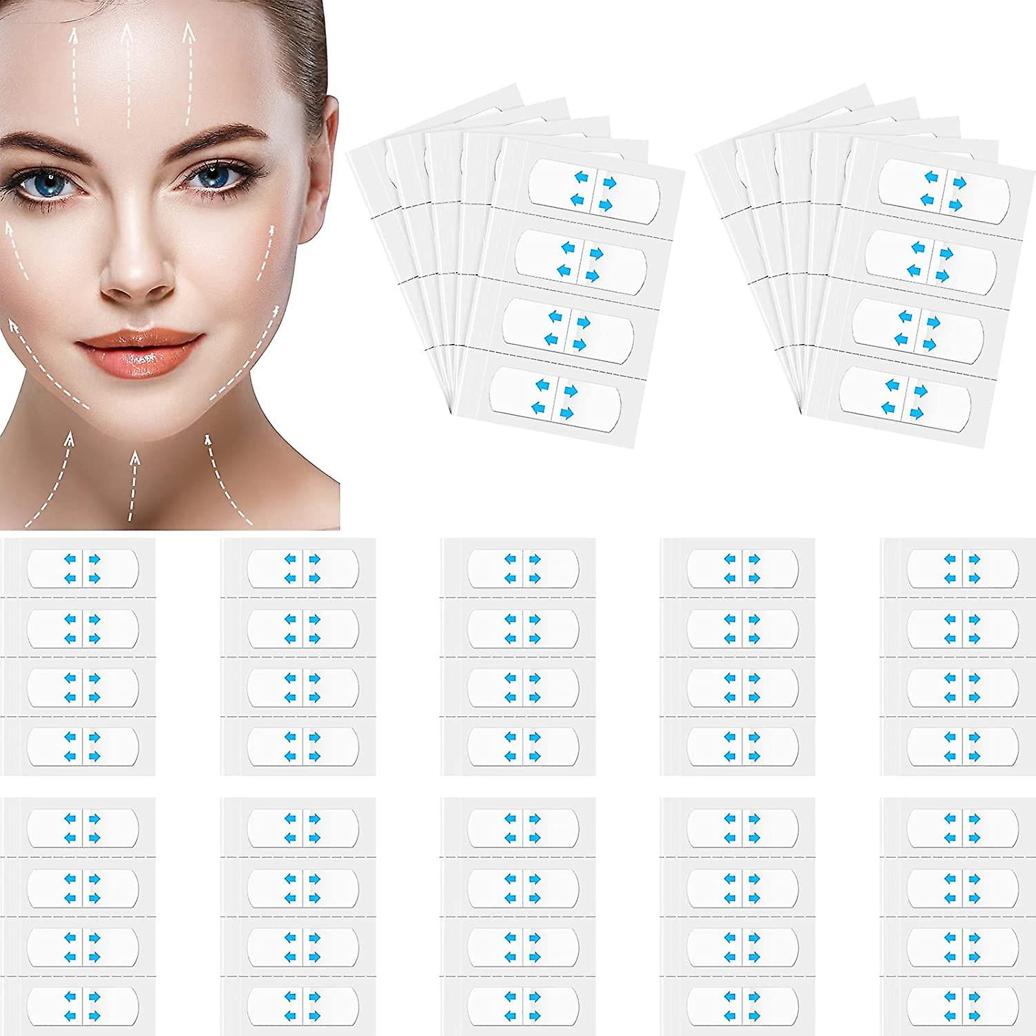 80/160/240pcs Facelift Stickers V-shape Face Stickers Face Lifting ...