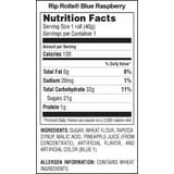 Rip Rolls Candy, Blue Raspberry Gummi Rolls, 1.4 oz, 24 Ct Pack ...