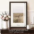 11x17 Picture Frame Set of 2, Solid Wood with Black Backboard, Displays ...
