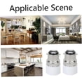 B22 to E14 Light Bulb Adapter Socket Converter, Heat Resistant PBT ...