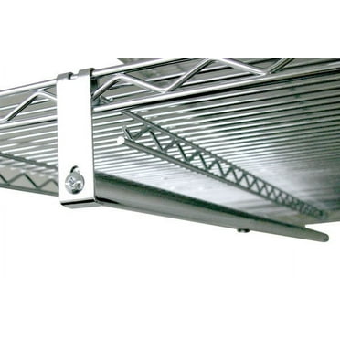 "HSS 36"" Steel Clothes Hanging Rod, Chrome, 1-Pack with L-Brackets and ...