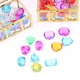 1Set Fake Diamond Crystal Gem Toy Treasure Chest Pirate Acrylic ...