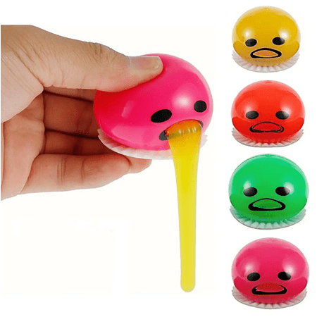 JOYWE 4 Pieces Squeeze Egg Sensory Toys Vomiting Egg Toy Egg Yellow ...