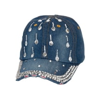 Top Headwear Pearl Rhinestone Bling Baseball Cap - Fuchsia - Walmart.com
