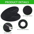 ACDANC 4 Pcs 20.4 Inch Black Tree Mulch Rings Non-Woven Tree Protector ...