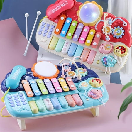 6 in 1 Kids Piano Toy Keyboard Multifunctional Keyboard Musical Toy ...