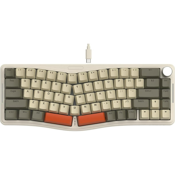 AIR-AKS068 Wired Alice-Layout Mechanical Gaming Keyboard Hotswappable ...