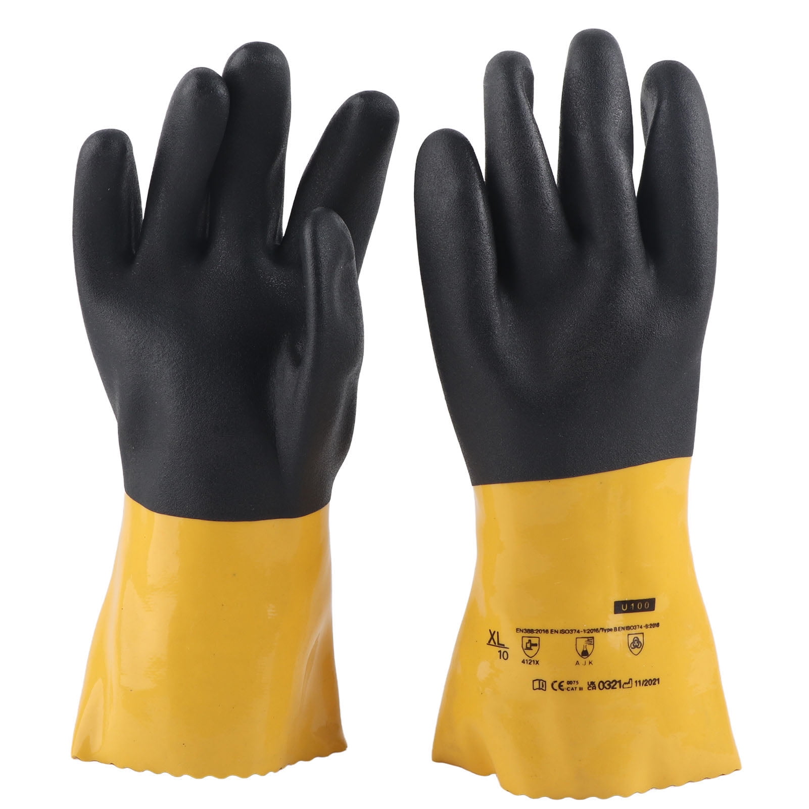 Click here for Zaqw Pvc Coated Chemical Resistant Gloves  Acid Al... prices