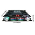 Agiufgs 4 Channel Car Amplifier 1600W Peak Power, Bluetooth and Fm ...
